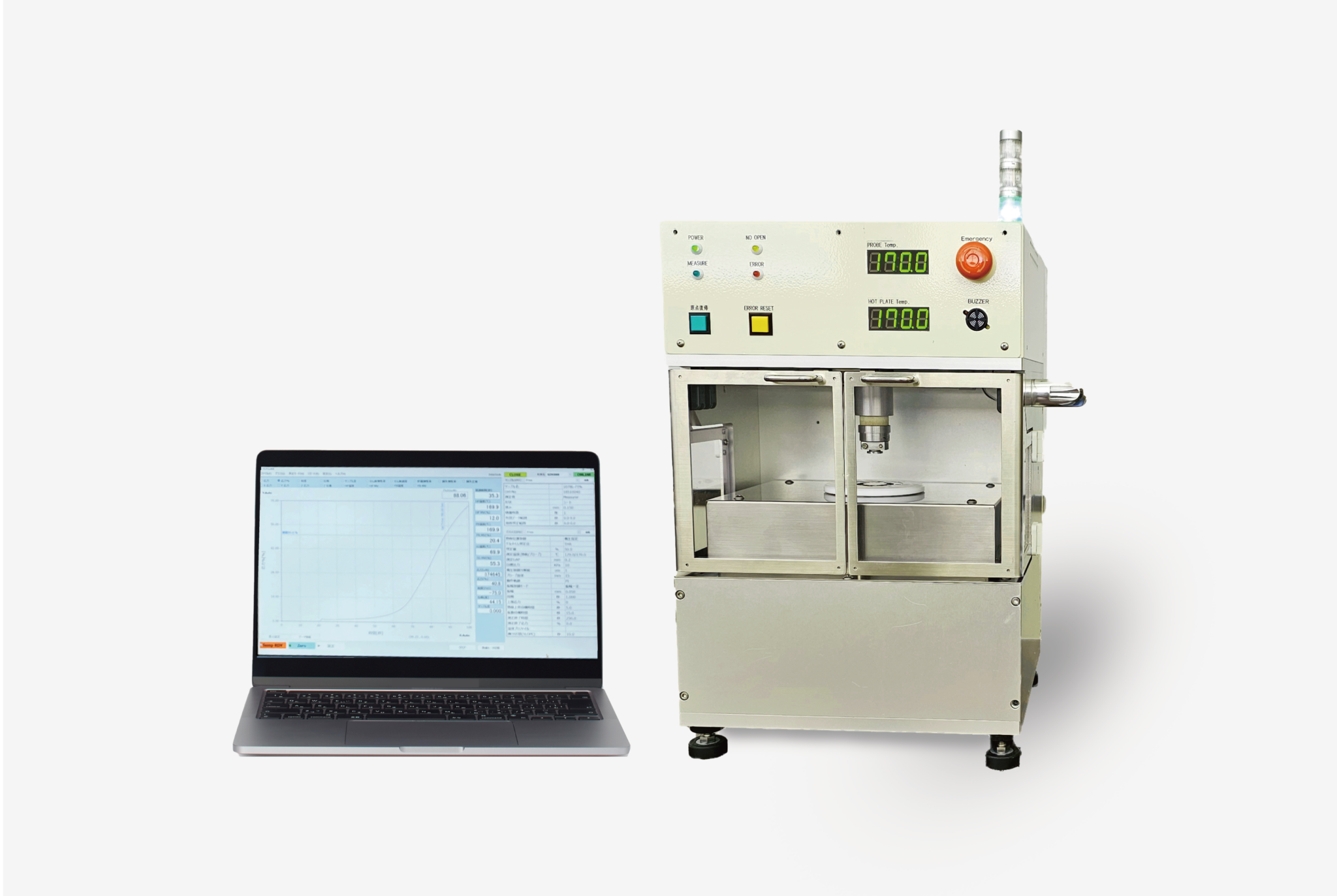 New Gel Time Tester -Direct Sheet Analyzer- “SHIZUKA” | Matsuo Sangyo ...